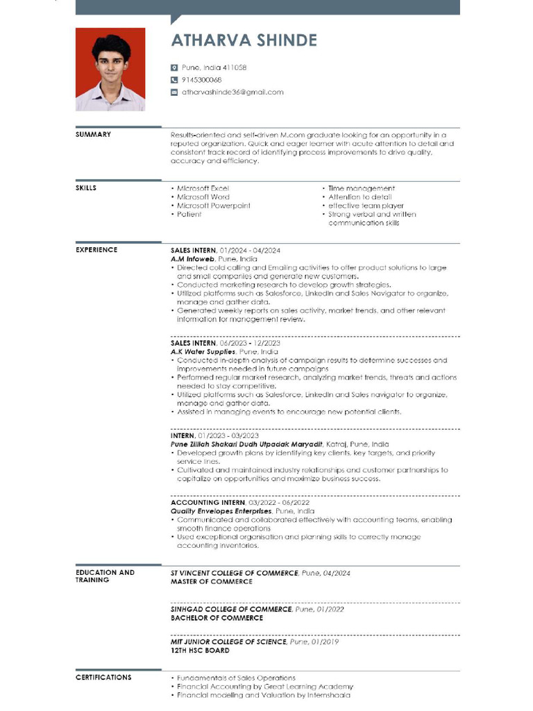 Atharva Shinde 1 | PDF