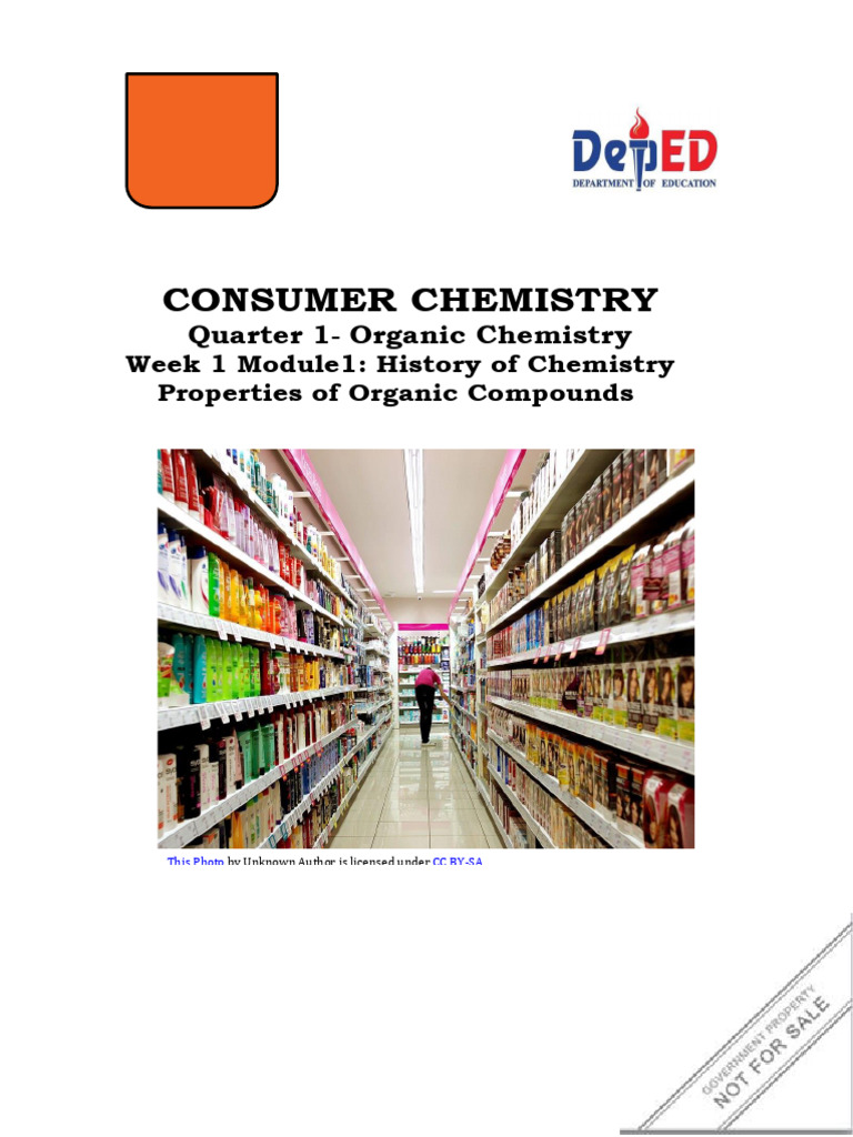 Q1 Wk1 Module1 Conchem SSElective | PDF | Chemical Compounds | Organic ...