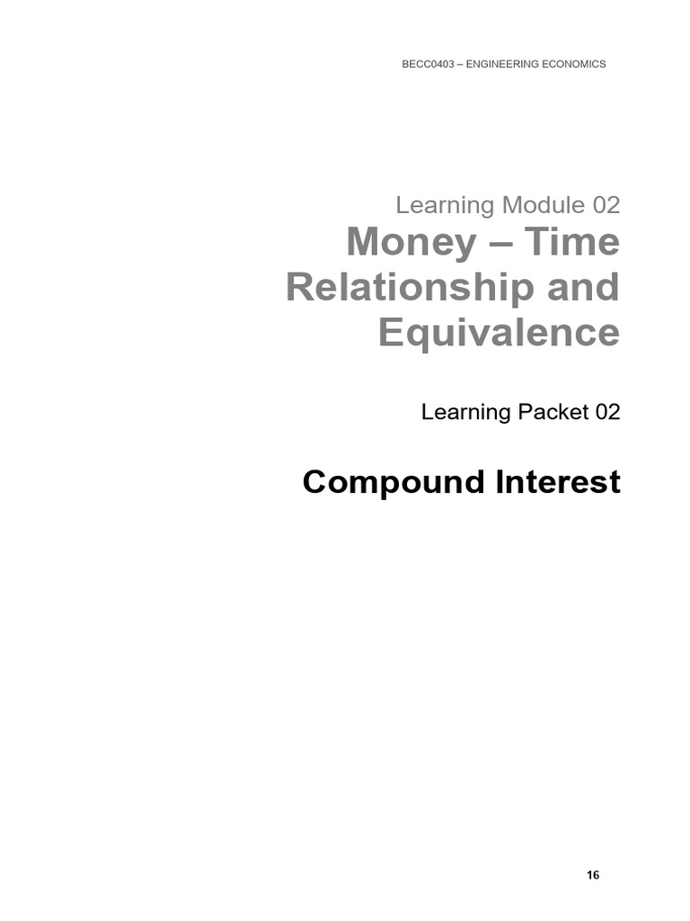 BSCE-BECC0403-LM2.2 - Compound Interest | PDF | Interest | Compound Interest