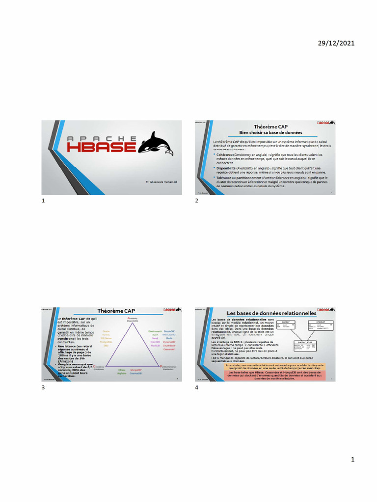 Bigdata Hbase Partie 7 | PDF