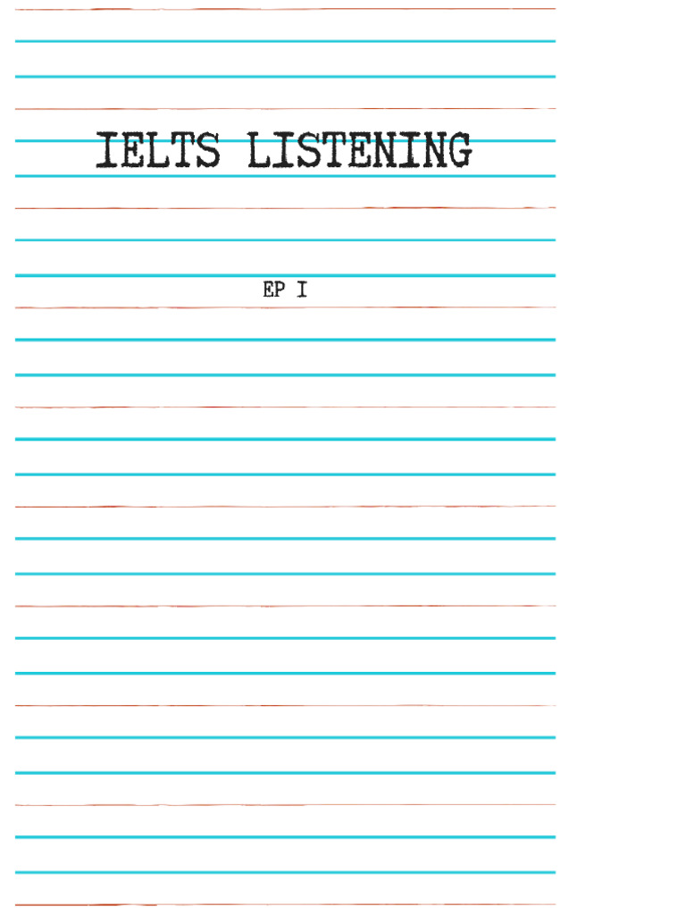 Listening Book | PDF | Allergy