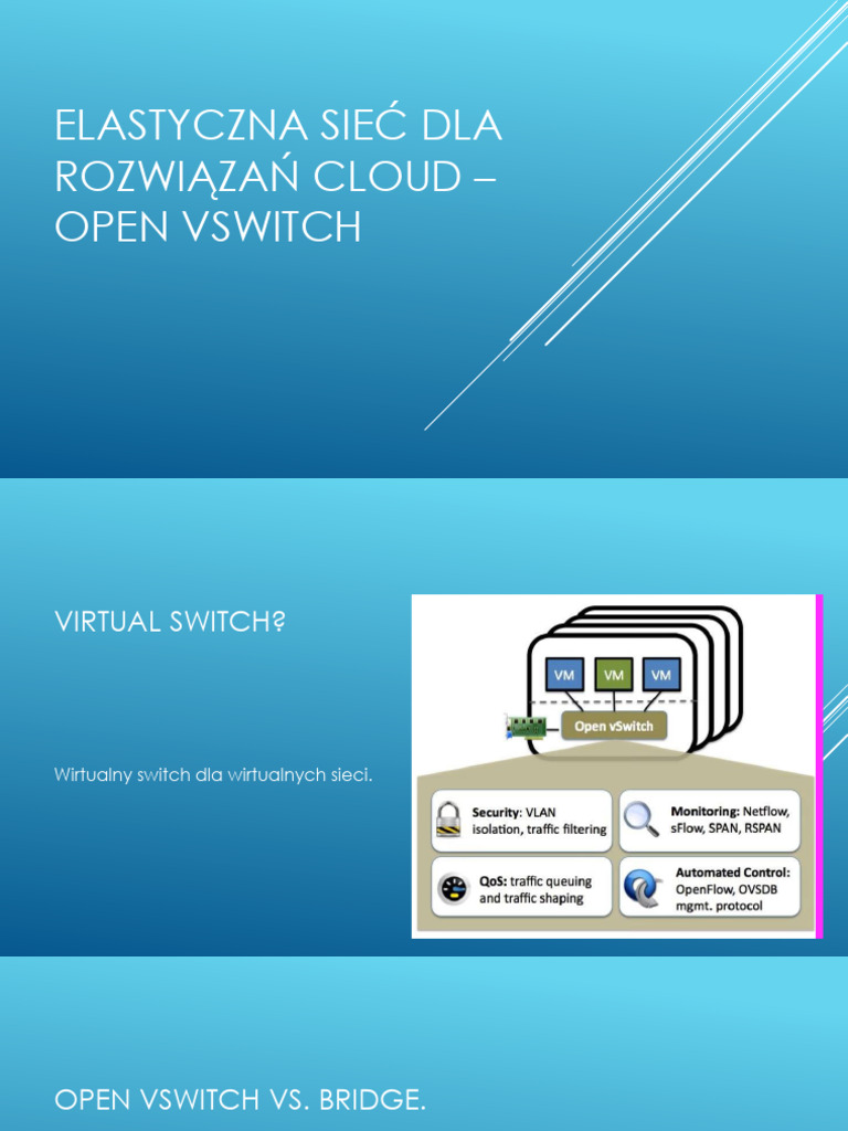 Elastyczna Sieć Dla Rozwiązań - : Cloud Open Vswitch | PDF