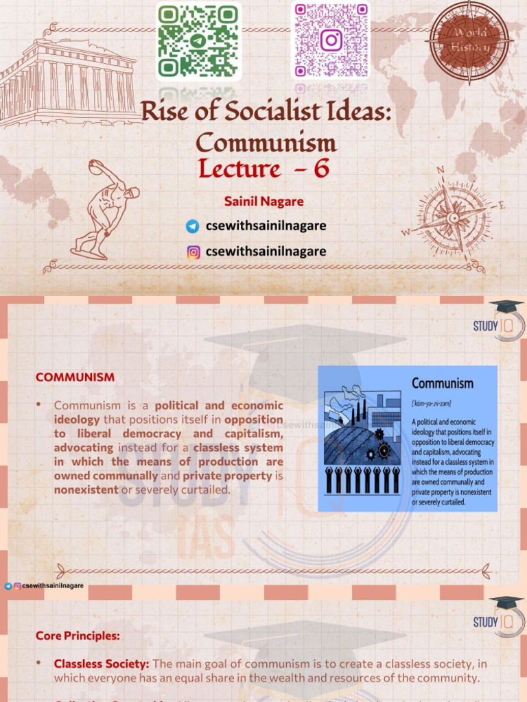 Lecture - 6 (World History) - Communism | PDF