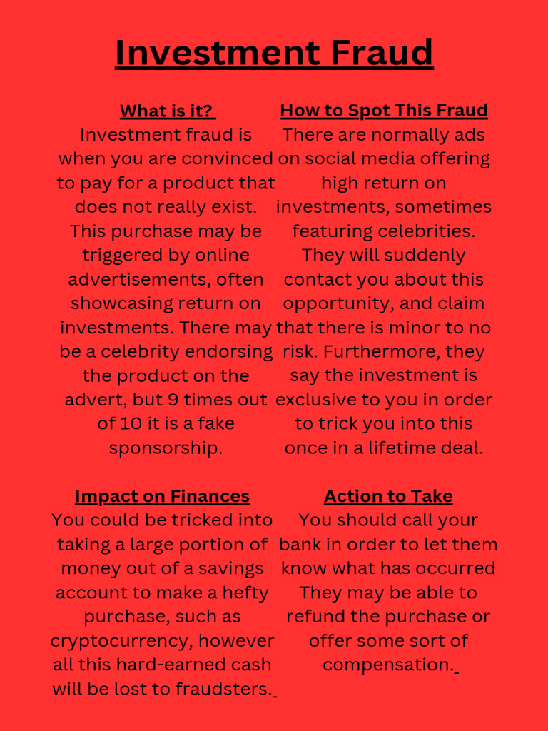 Investment Fraud | PDF