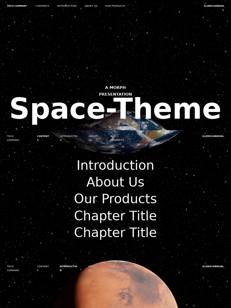Space-Themed Presentation Guide | PDF | Local Interstellar Cloud ...