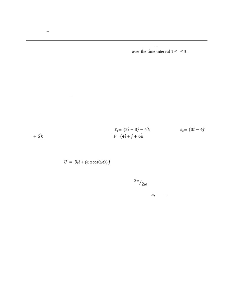Tutorial 01 | PDF | Velocity | Acceleration