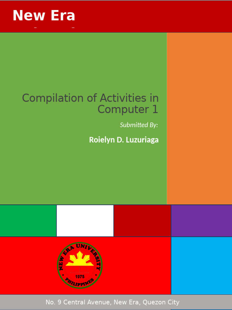 ACT11- Cover Page | PDF | Page Layout | Graphics