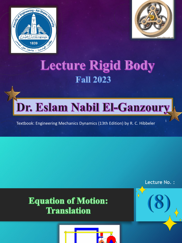 Lecture 8 Rigid Body | PDF
