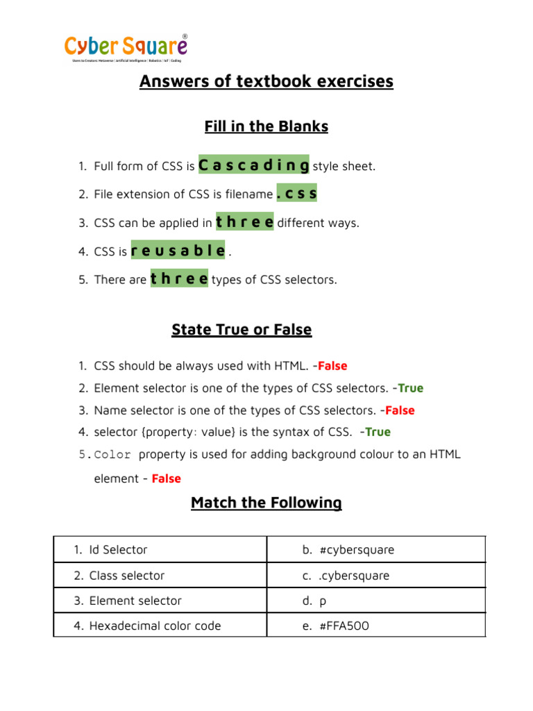 Grade 5-Module 3-Textbook Exercise | PDF | Html | Software Development