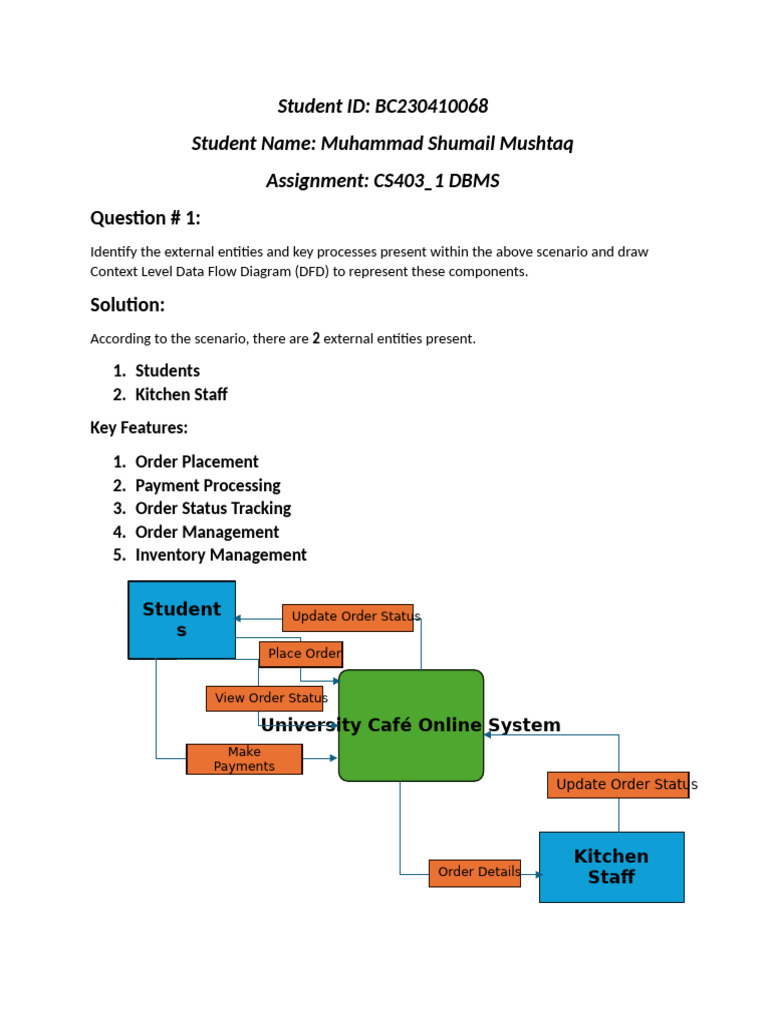 CS403 Assignment 01 | PDF | Databases | Information Science