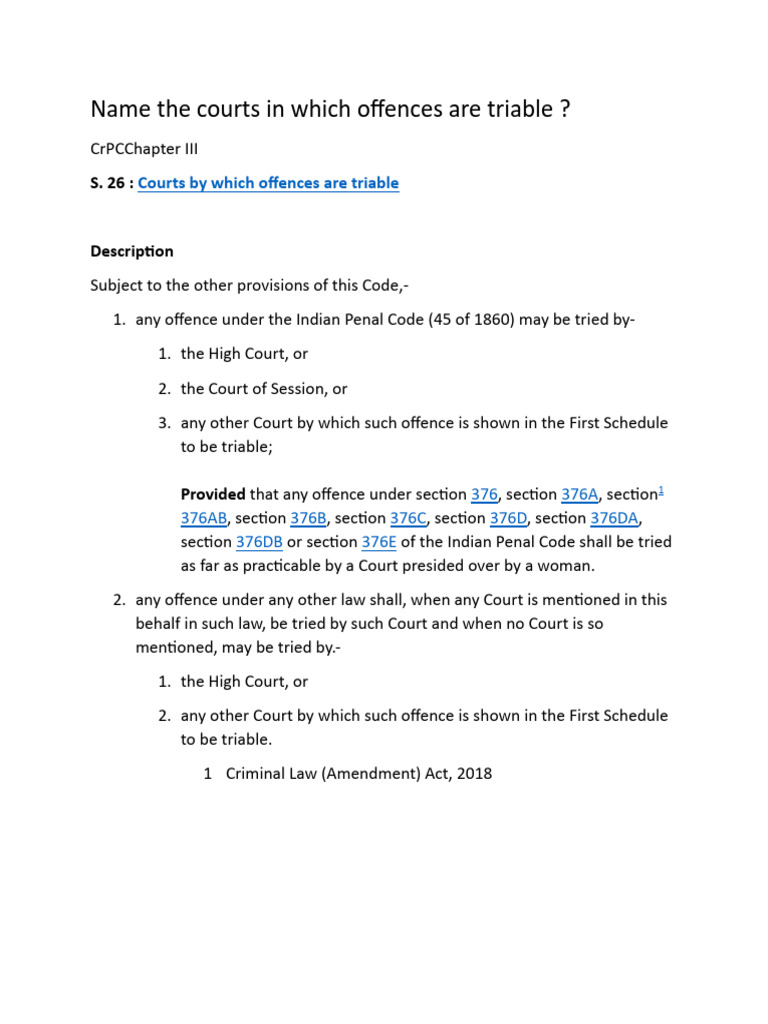 1) Bnss Class Test | PDF | Bail | Prosecutor