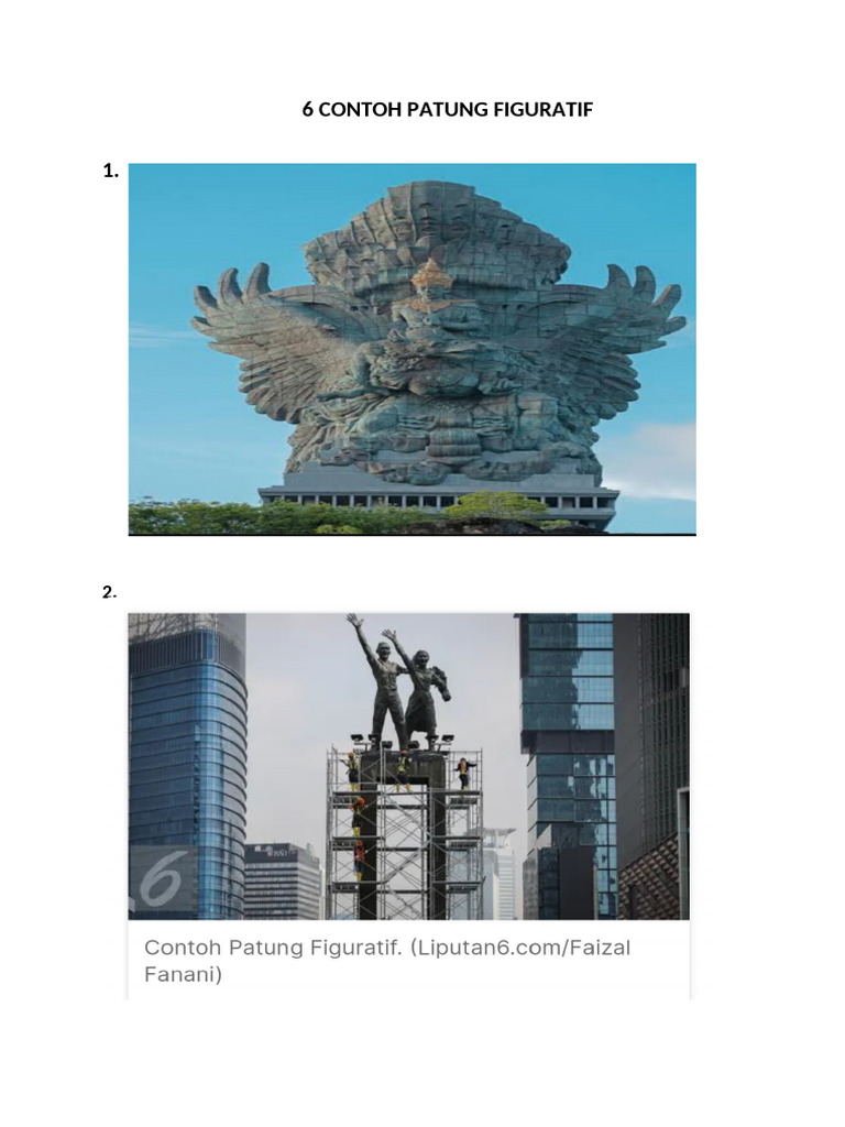 6 Contoh Patung Figuratif | PDF