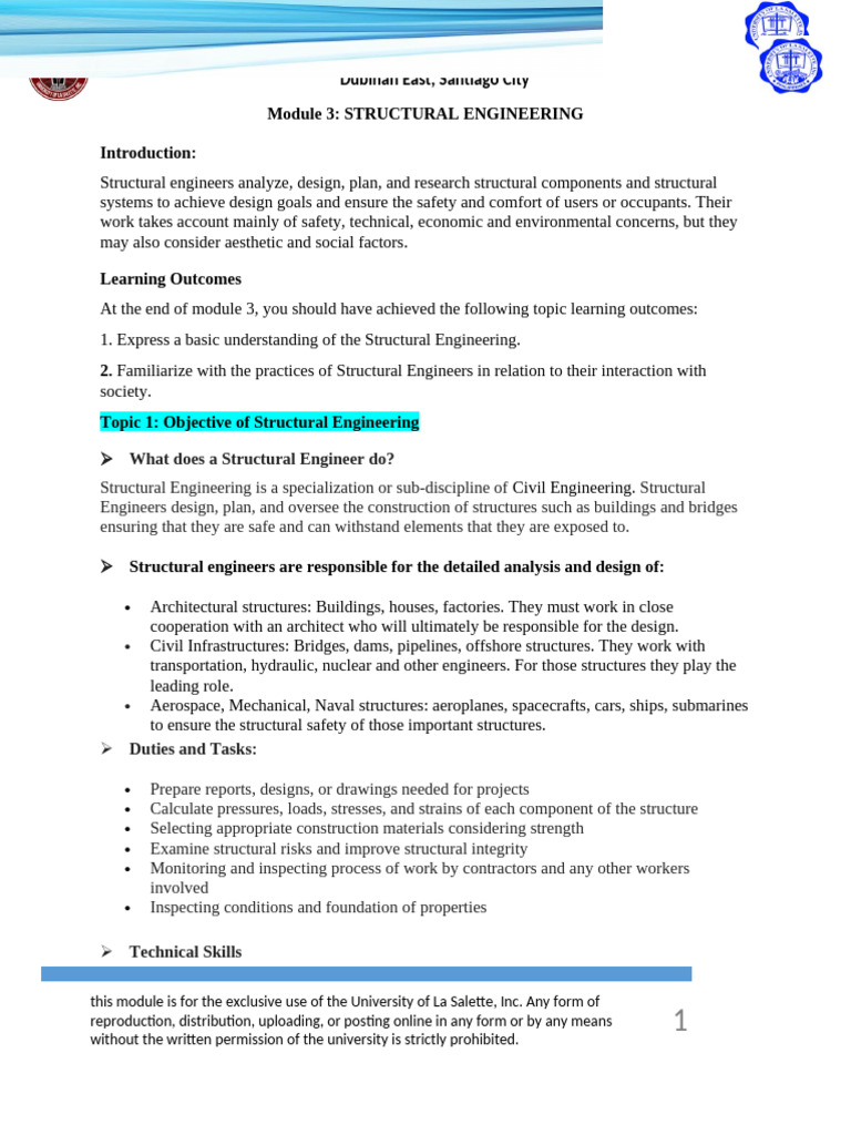 Module 3 Structural Engineering 101856 1 | PDF | Structural Engineering | Beam (Structure)