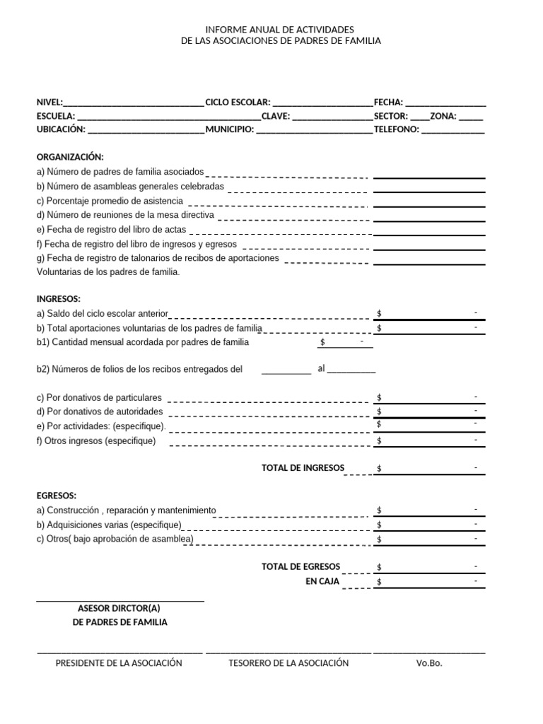Informe Anual de Actividades de La Apf 23 - 24 | PDF