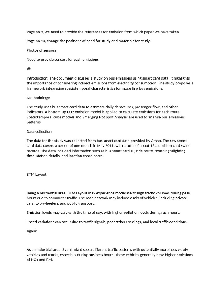 Mini Project Corrections | PDF | Air Pollution | Traffic