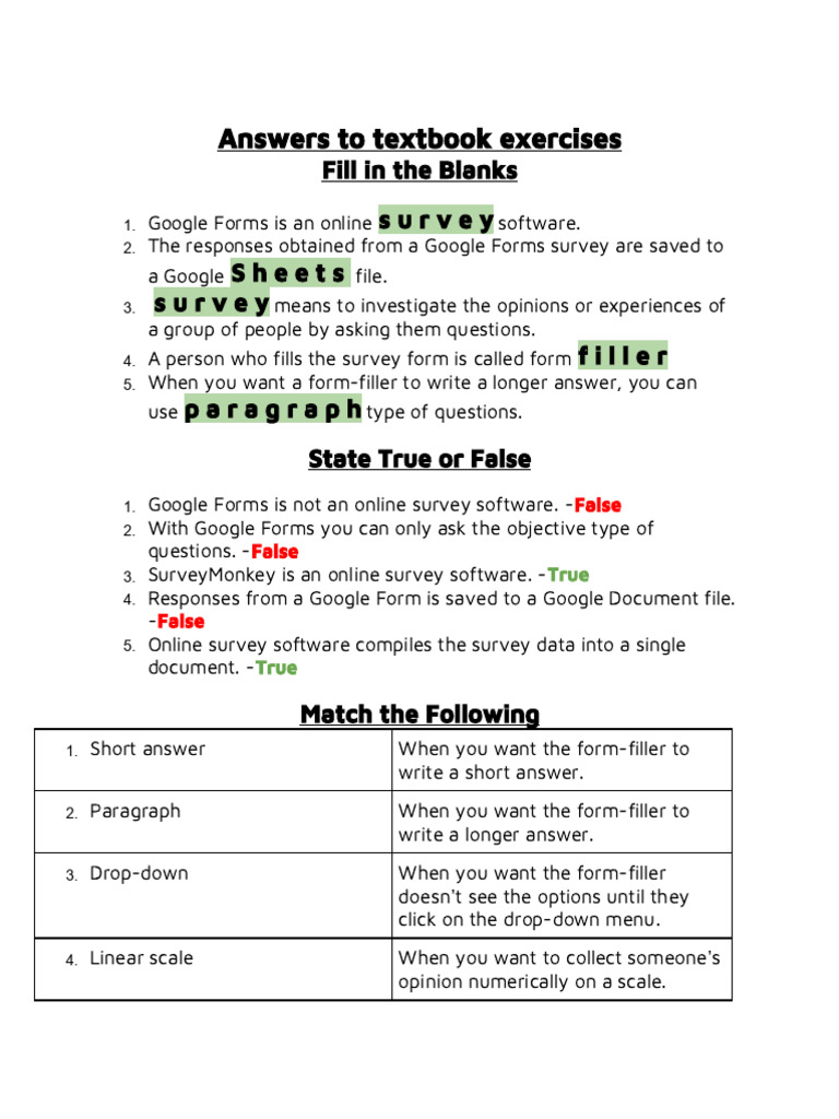 Grade 5-Module 1-Answers to textbook exercises | PDF | Multiple Choice