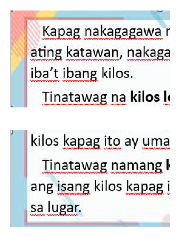 P.E - Tandaan q1w1-2 | PDF