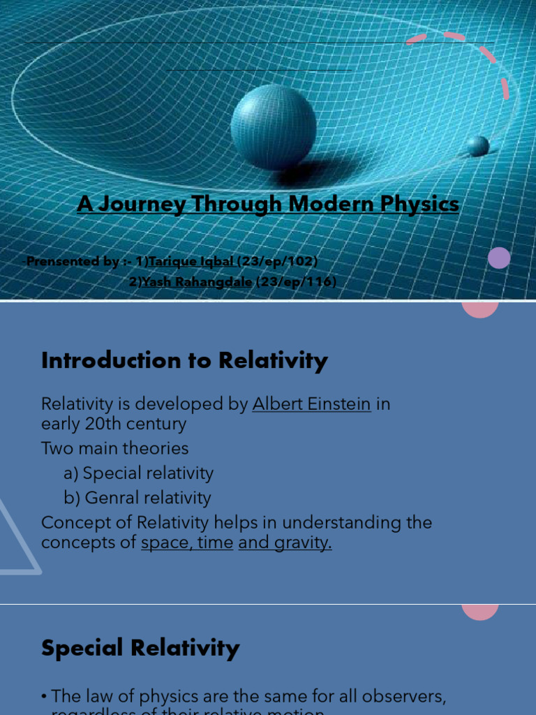 Relativity and Time Space Geometry | PDF | General Relativity | Spacetime