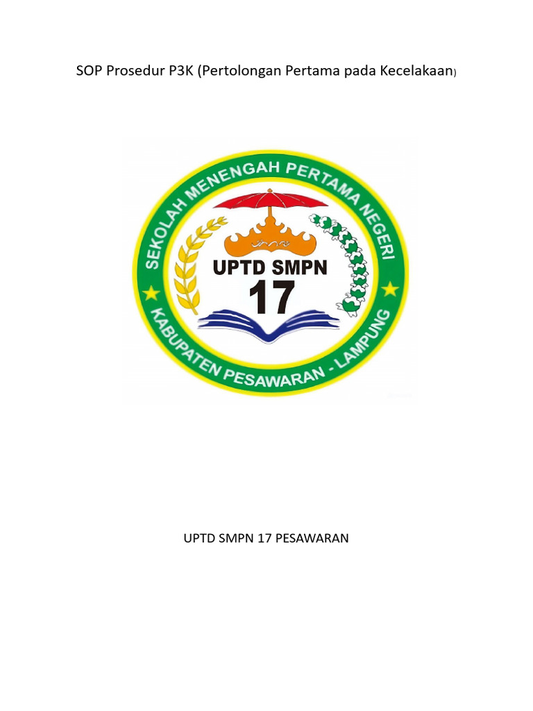 SOP P3K di SMPN 17 Pesawaran | PDF | Sains & Matematika