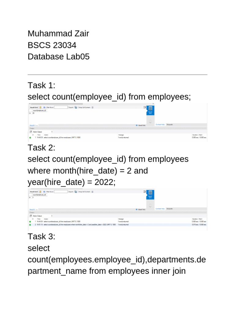 BSCS23034 Lab05 | PDF | Career & Growth