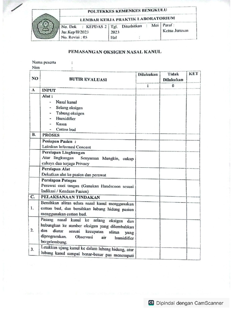 SOP Miss Erni | PDF