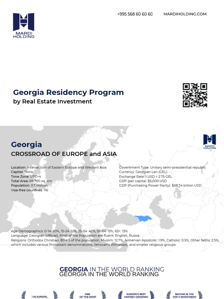 Georgian Residency Program | PDF | Cost Of Living | Real Estate Investing