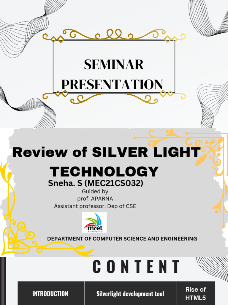Silver Light Technology | PDF | Microsoft Silverlight | Rich Internet Application
