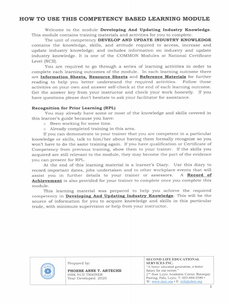 HSK CBLM Common1 | PDF