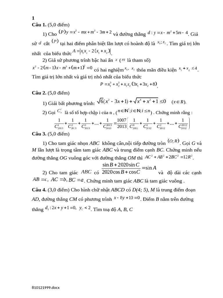 #1.de Xuat K10 01 | PDF