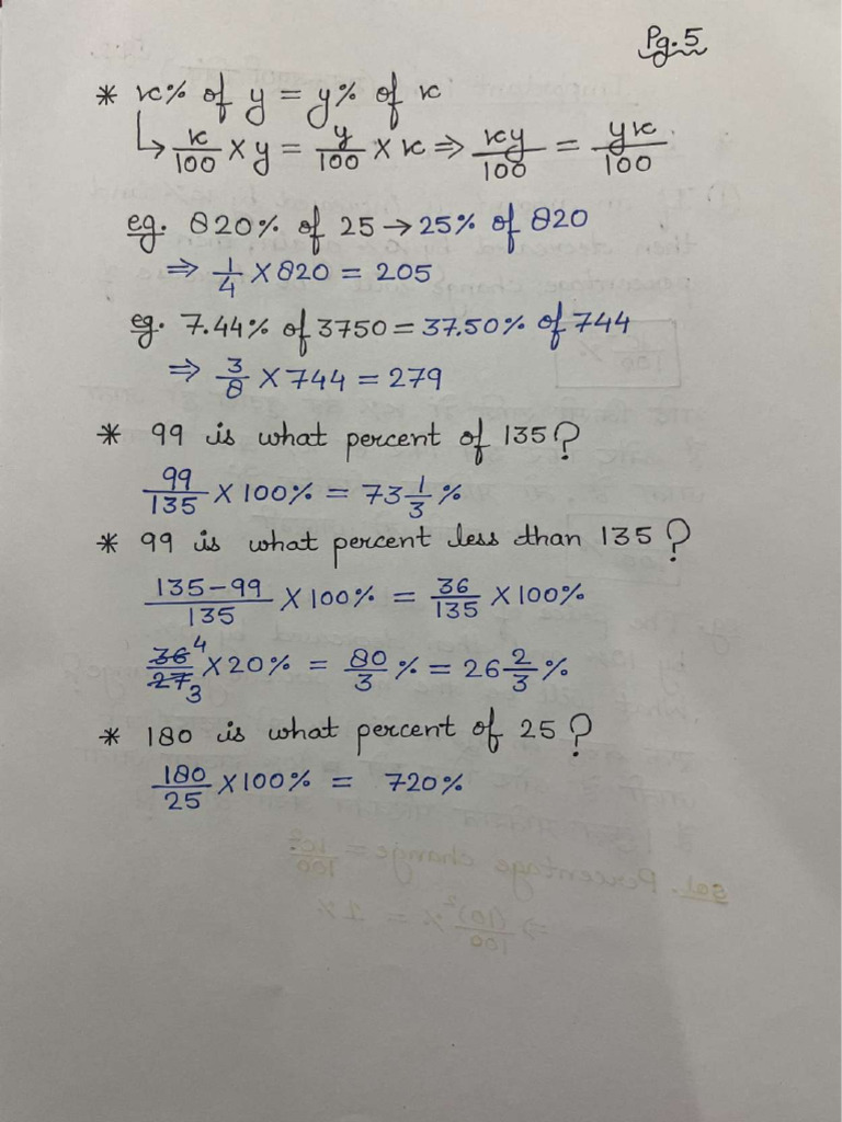 Math Handwritten Notes by Manish Sir - Cutter | PDF