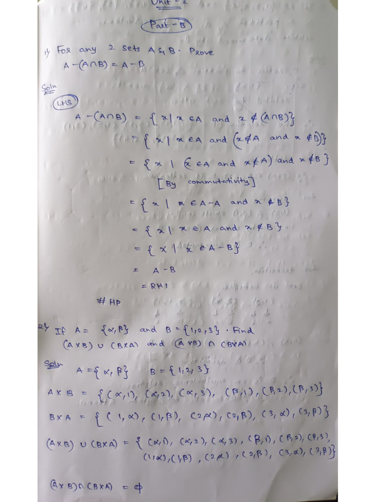 DM Unit 2 Part B | PDF