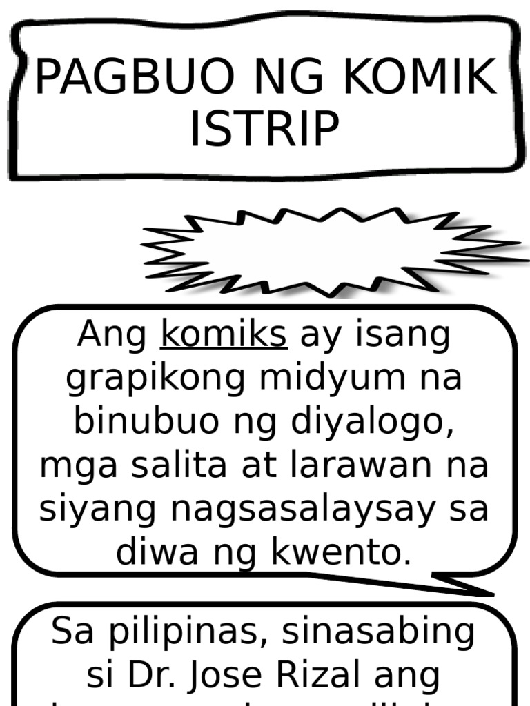 Pagbuo NG Komiks | PDF