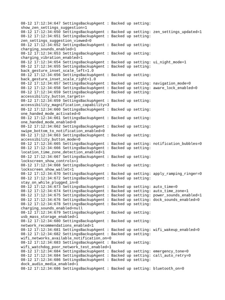Settings Provider | PDF | Software | Computing