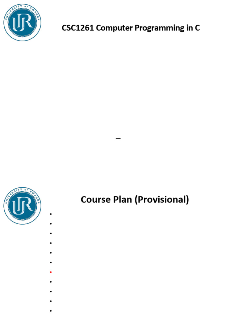 Lecture 5 CSC1261 | PDF | Computer Science | Computing