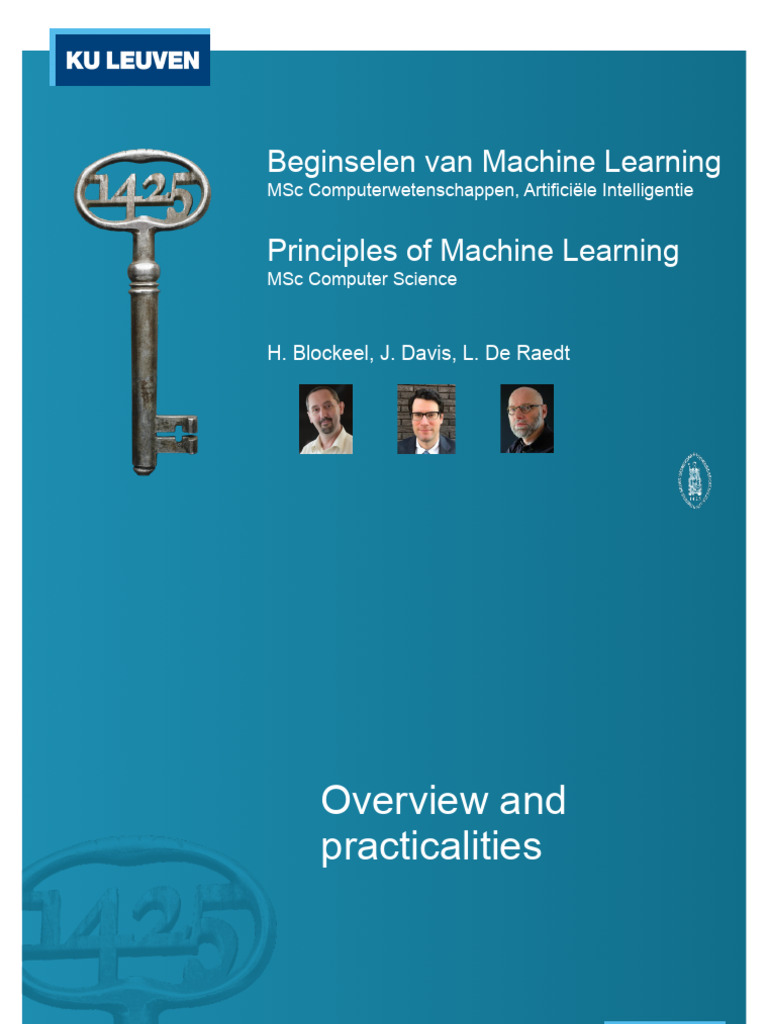 Lecture B1 - Overview and Intro | PDF | Machine Learning | Statistical Classification