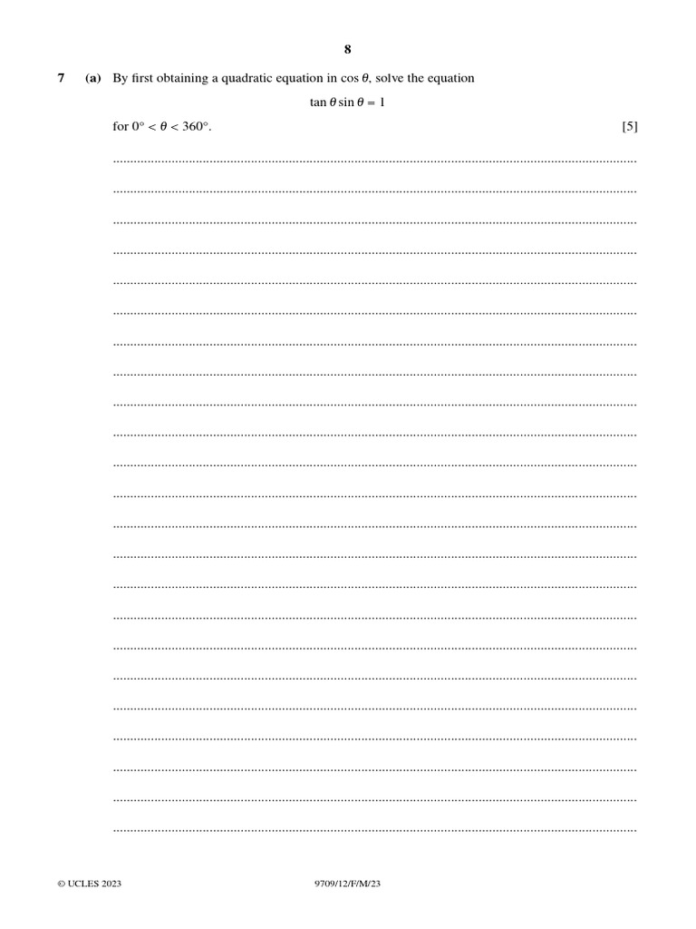 2023 Trigonometry | PDF | Mathematics | Mathematical Objects