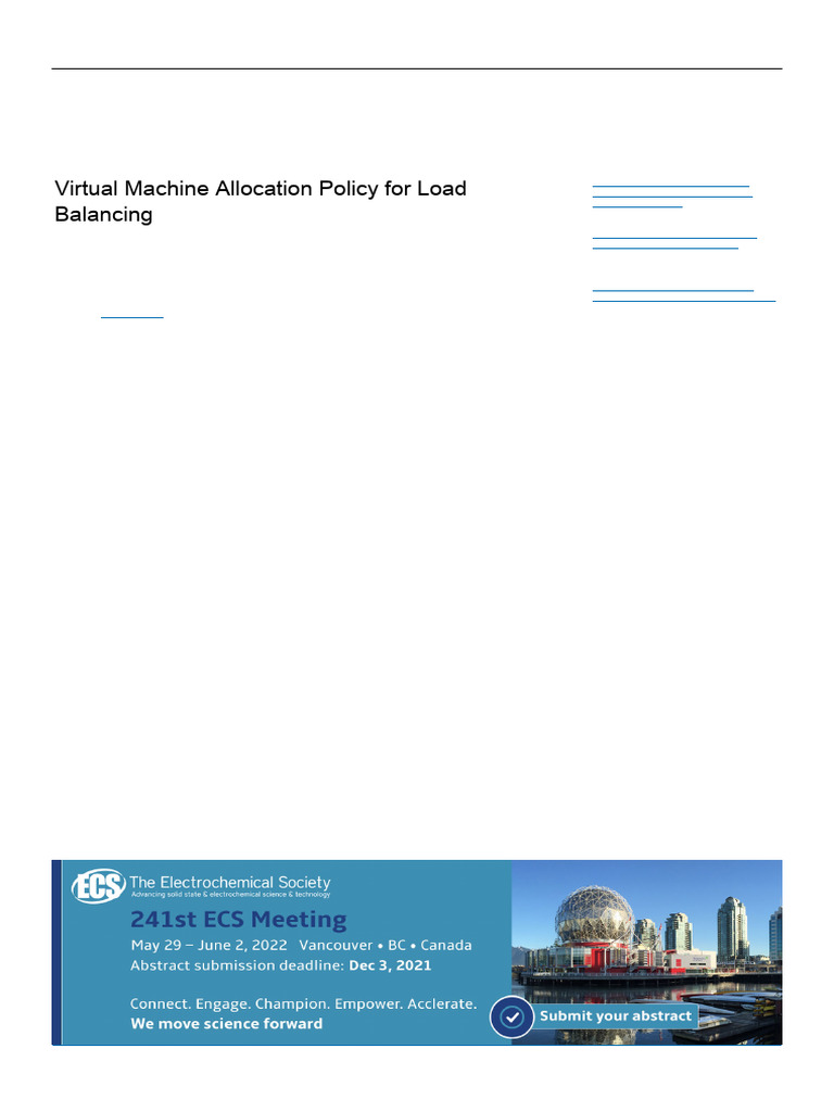 Virtual_Machine_Allocation_Policy_for_Load_Balanci | PDF | Cloud Computing | Virtual Machine