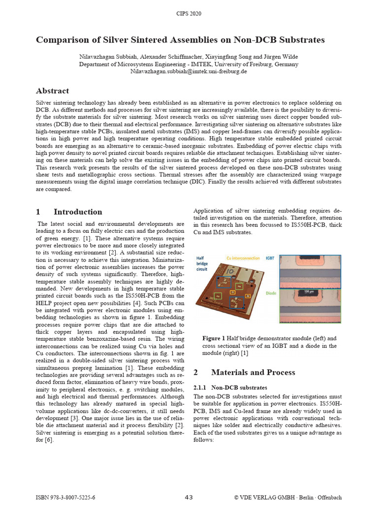 Subbiah Comparison - of - Silver - Sintered - Assemblies - On - Non-DCB ...