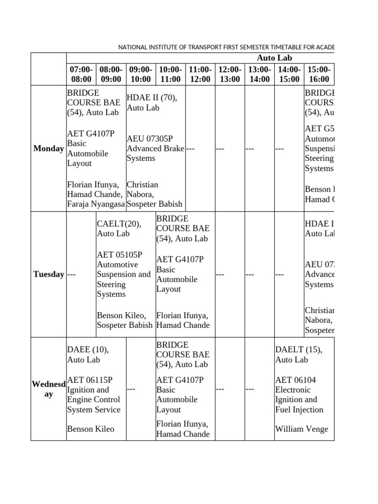 First Draft First Sem 2024 - 2025 - Updated | PDF | Physical Sciences ...