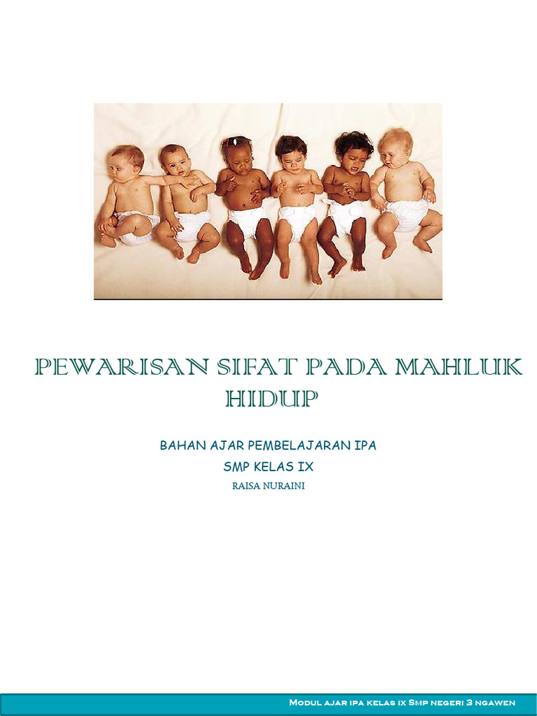 Pewarisan Sifat Manusia Kelas IX | PDF