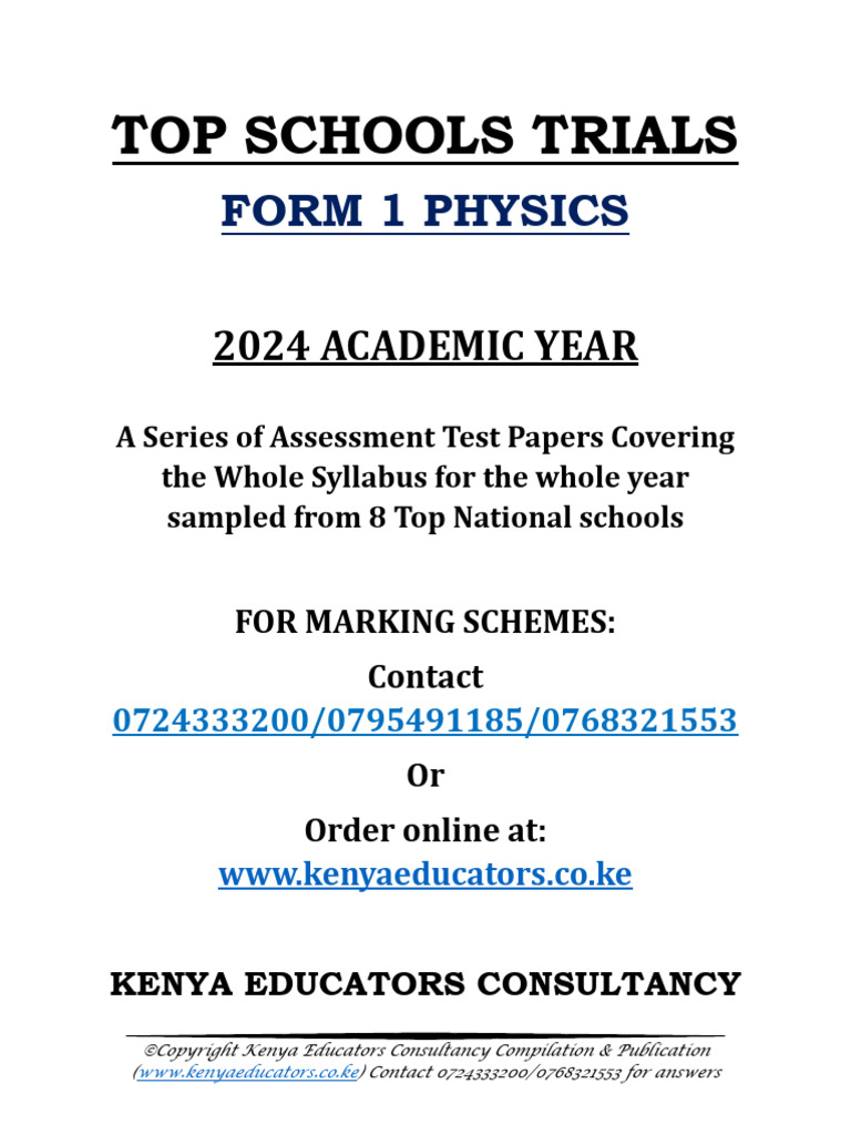 f1 Phy Et3 National Schools Trials | PDF | Pressure | Liquids
