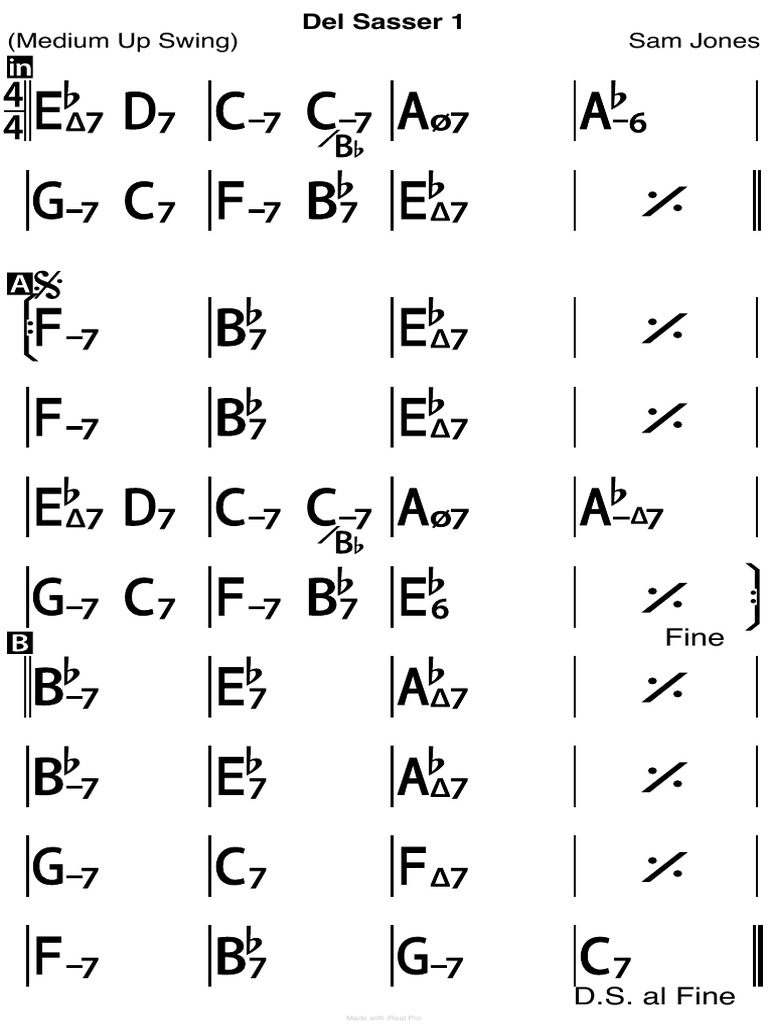 Del Sasser Lead Sheet PDF | PDF