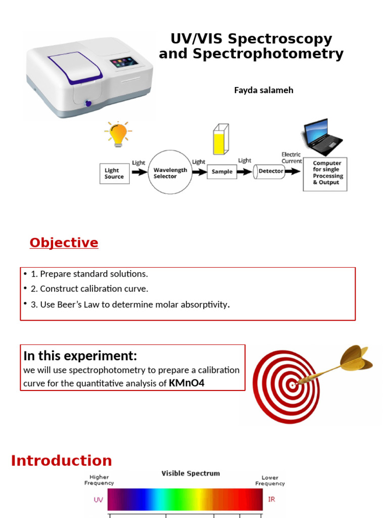 UV VIS Spectroscopy and Spectrophotometry | PDF | Ultraviolet–Visible Spectroscopy ...