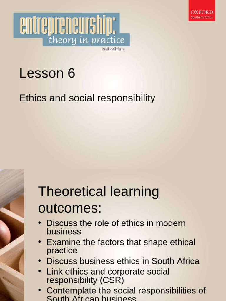 Ethics CSR | PDF | Corporate Social Responsibility | Business Ethics