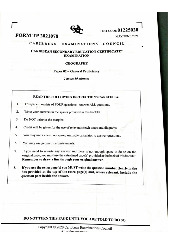 Geo Csec 2021 PDF | PDF