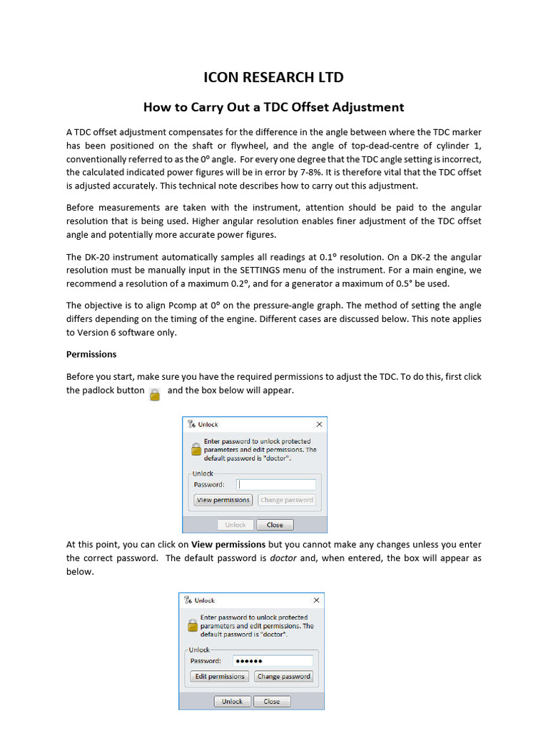 How To Carry Out A TDC Adjustment | PDF | Engines