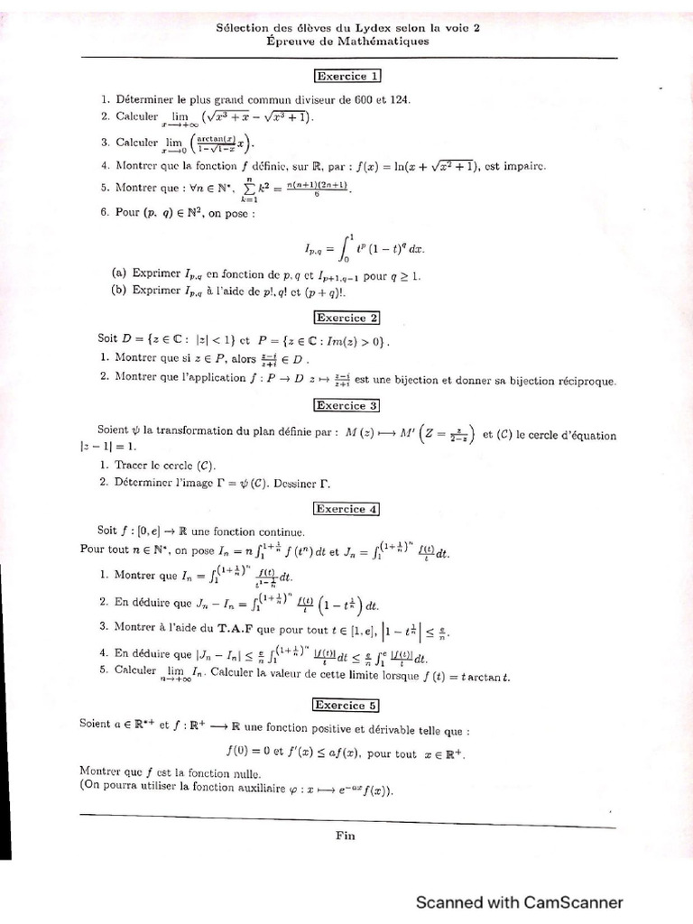 Test Lydex Voie 2 | PDF