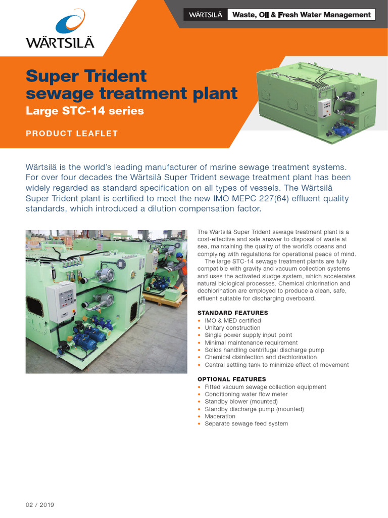 brochure-o-water-sewage-large-stc | PDF | Sewage Treatment | Sewage