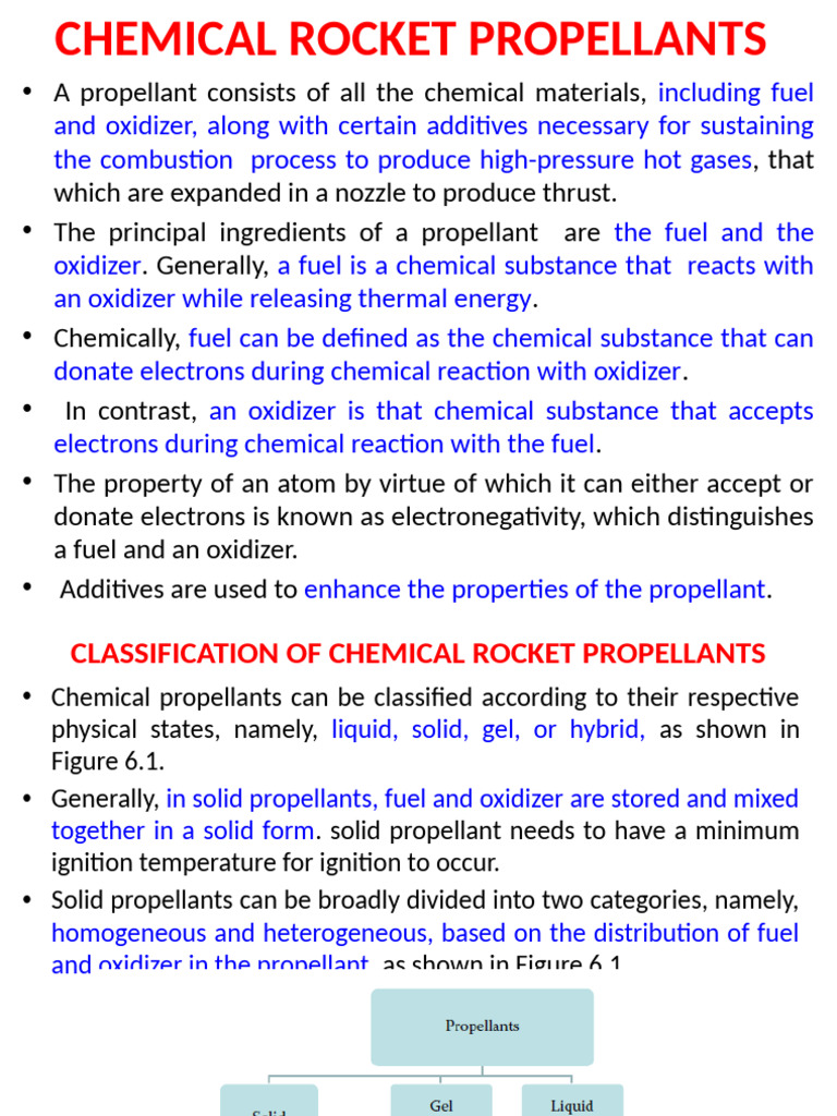 Classification of Chemical Propellants | PDF | Rocket Propellant ...