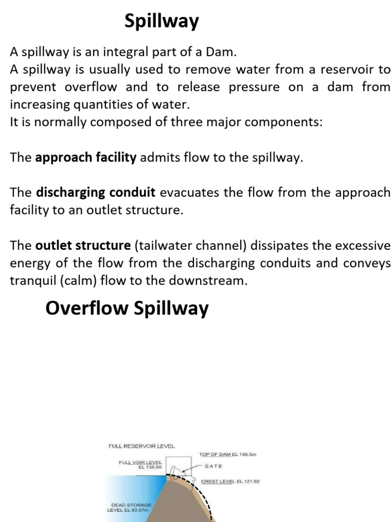 Spillway and Forebay | PDF | Spillway | Dam